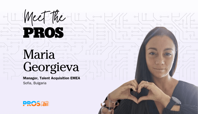 Meet the PROS: Maria Georgieva | AI-Powered CPQ, Dynamic Pricing, & Revenue Software