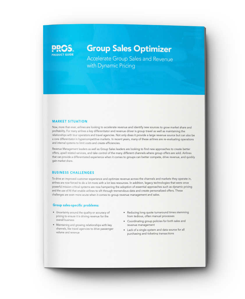 Airline Group Sales Software | PROS